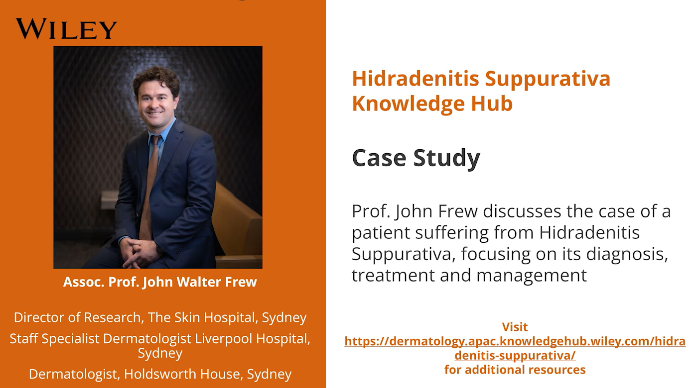 Case Study with Professor John Frew - Dermatology Resources for Healthcare Professionals | Wiley ...